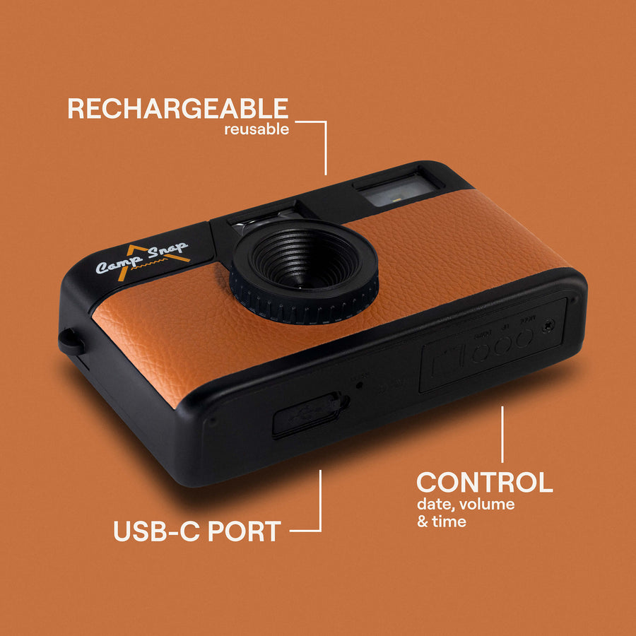 Vintage Screen Free Point and Shoot Digital Camera | Camp Snap