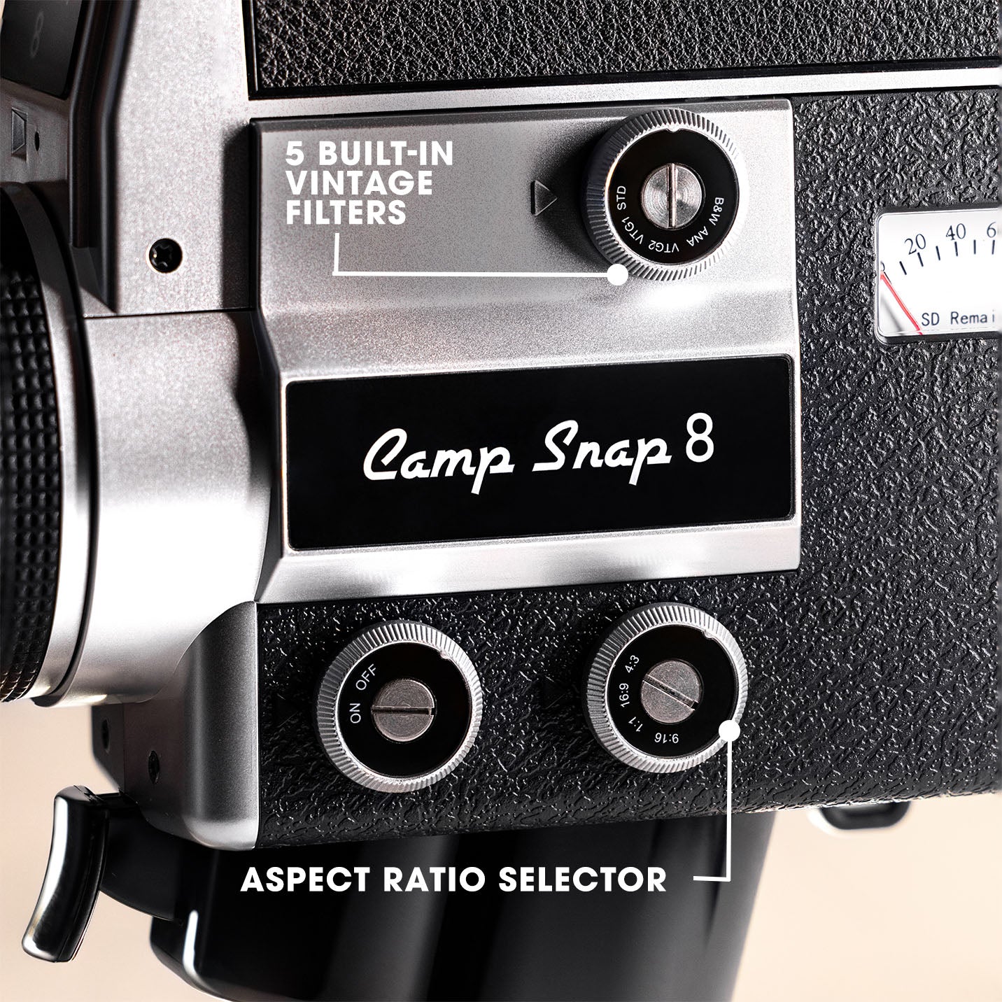 CS8 Point and Shoot Video Camera | Camp Snap